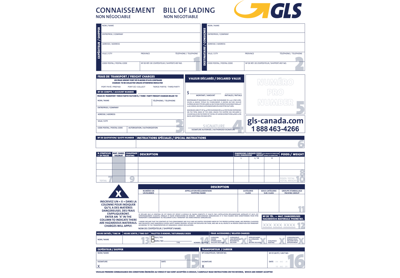 GLS Canada Shop